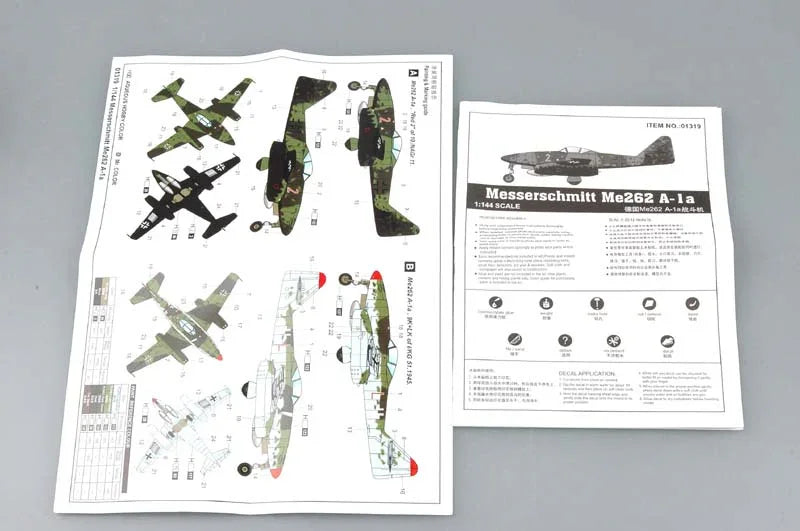 1/144 Trumpeter Messerschmitt Me 262 A-1a - 01319| MPM Hobbies