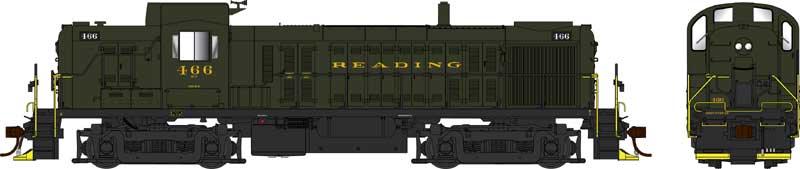 HO Bowser ALCo RS-3 Reading Green Cab #467 w/Sound - 25441| MPM Hobbies