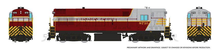 HO Rapido H16-44 (DC/Silent): CPR - Block Scheme: #8710 - 044029| MPM Hobbies
