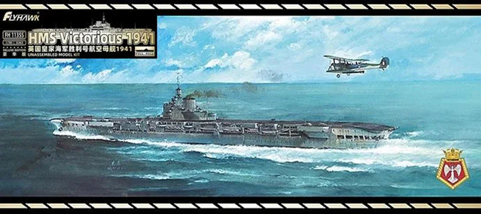1/700 Flyhawk HMS Victorious 1941 DELUXE Plastic Model Kit| MPM Hobbies