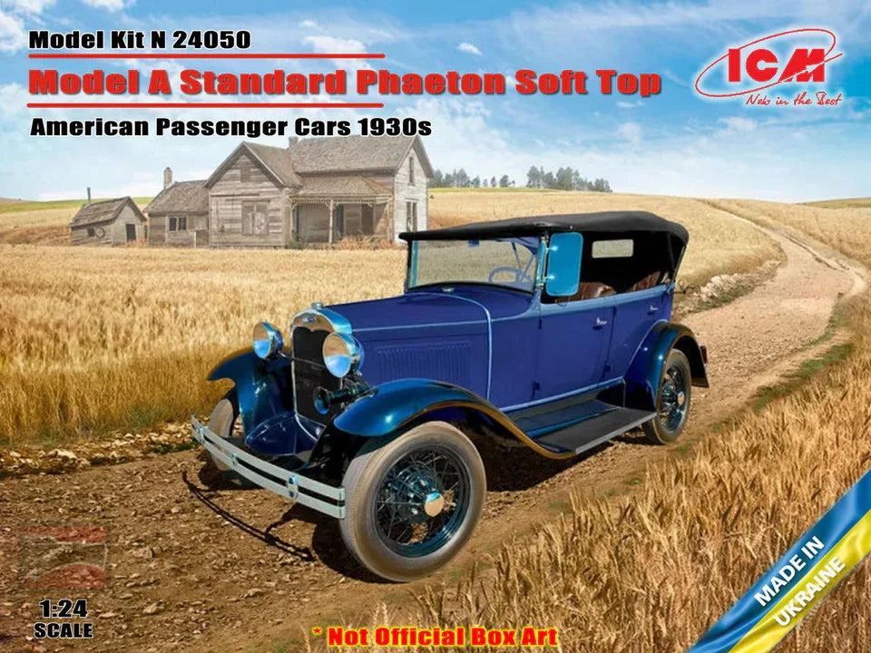 1/24 ICM Model A Standard Phaeton Soft Top 1930s| MPM Hobbies