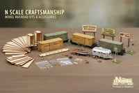 In Stock N Scale Osborn Model Kits - Laser-Cut Wooden Structures - MPM ...