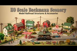 In Stock HO Scale Bachmann Scenery - Plasticville Buildings ...