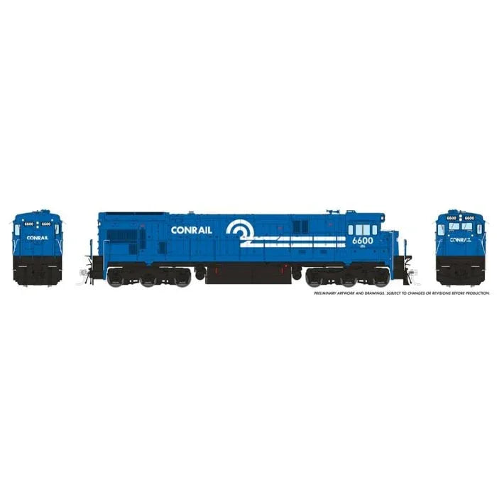 HO Rapido Trains C30-7 (DC/Silent): Conrail: #6608| MPM Hobbies