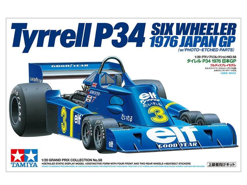 1/20 Tamiya TYRRELL P34 SIX-WHEELER 20058| MPM Hobbies
