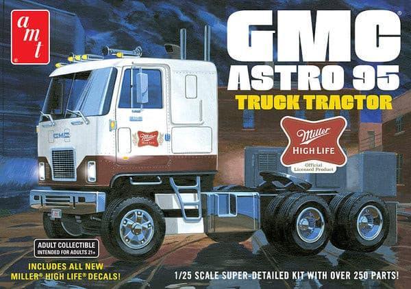 1/25 AMT GMC Astro 95 Semi Tractor Miller Beer 1230| MPM Hobbies