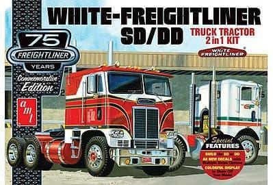 1/25 AMT White Freightliner 2-in-1 SC/DD Cabover 1046| MPM Hobbies