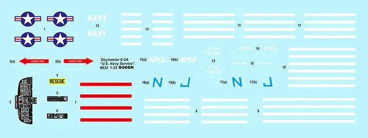 1/32 Roden Cessna O-2A Skymaster 632| MPM Hobbies