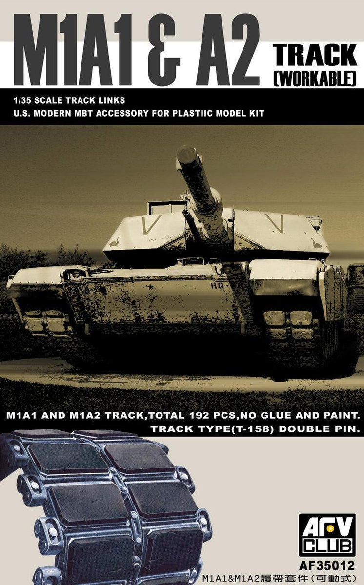 1/35 AFV BIG-FOOT TRACK FOR M1A1/A2 AF35012| MPM Hobbies