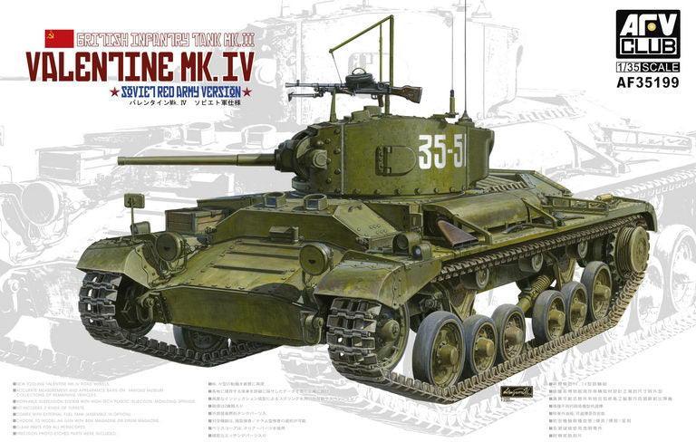 1/35 AFV VALENTINE MK.IV VERSIÓN DEL EJÉRCITO ROJO SOVIÉTICO AF35199 ...
