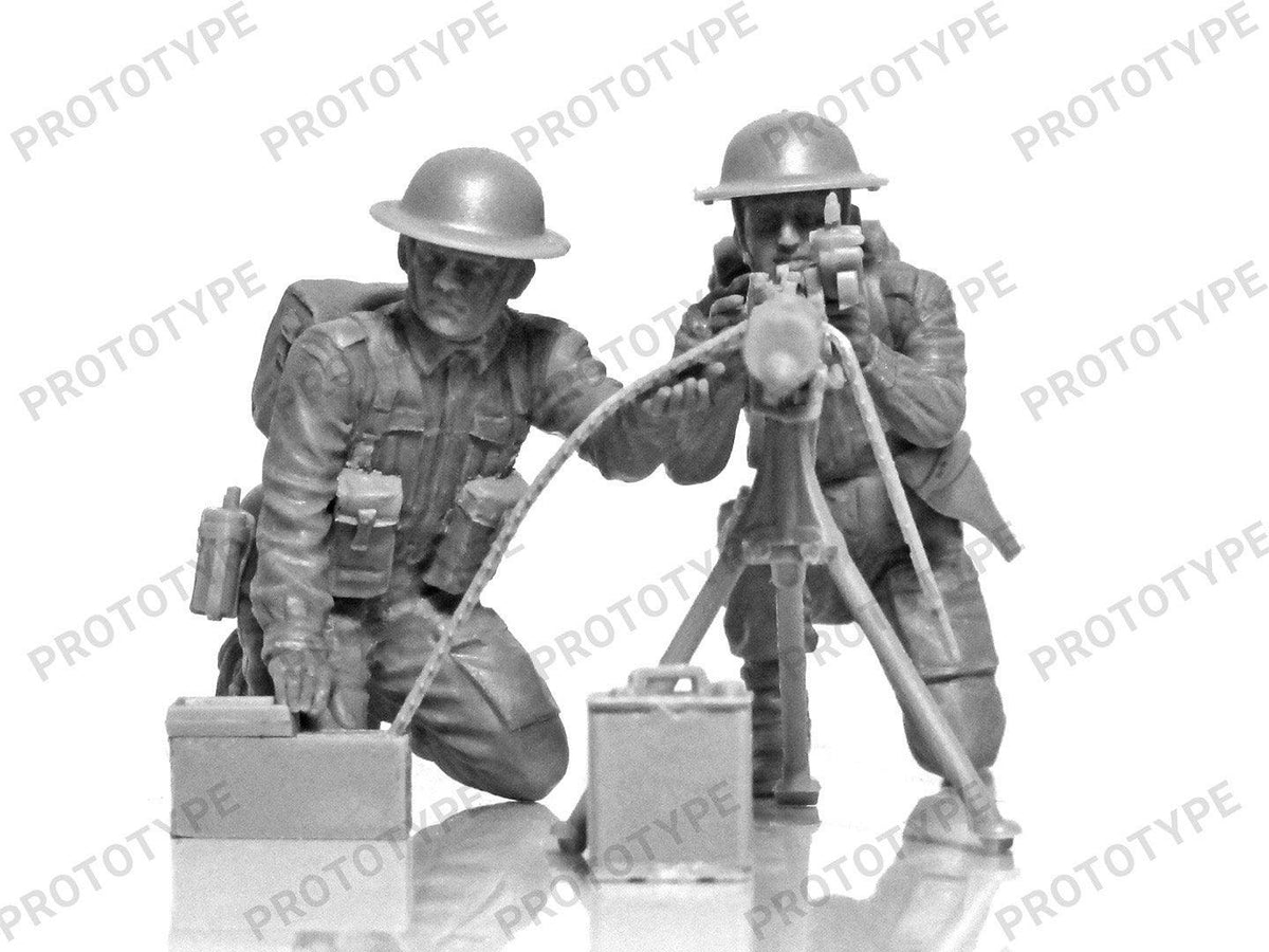 1/35 ICM WWII British Vickers MG Crew 35646| MPM Hobbies