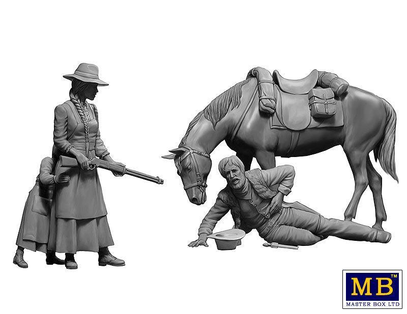 1/35 Master Box - Outlaw Gunslinger Marshall Tucker Wounded 35203| MPM ...