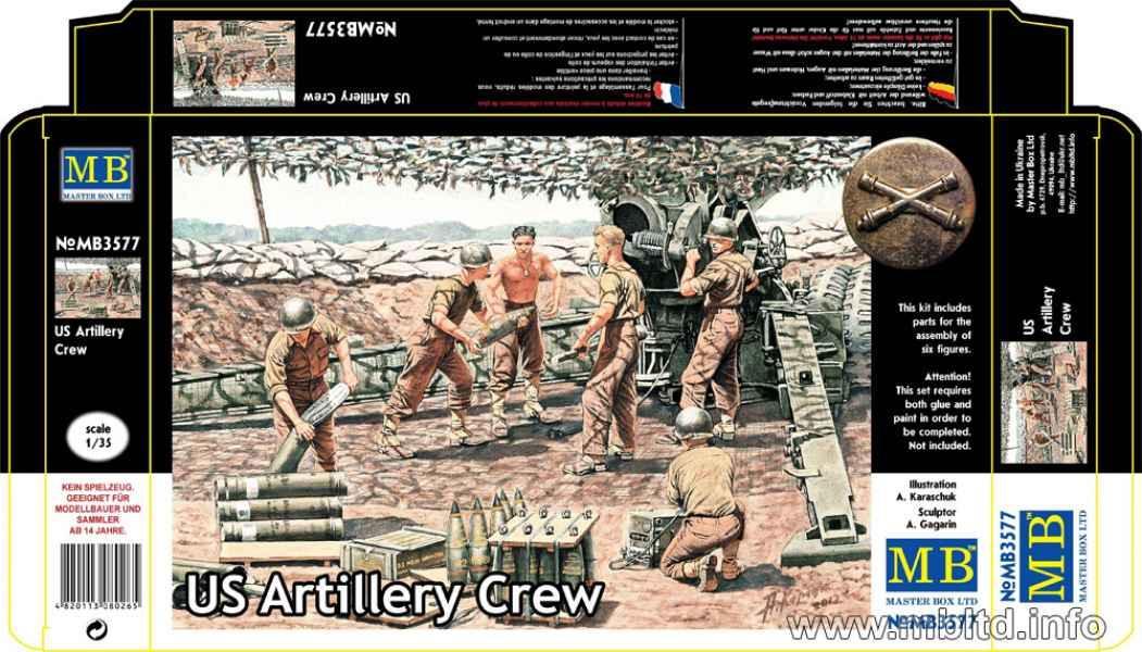 1/35 Master Box - US Artillery Crew (Vietnam War 1965-1973) 3577| MPM ...