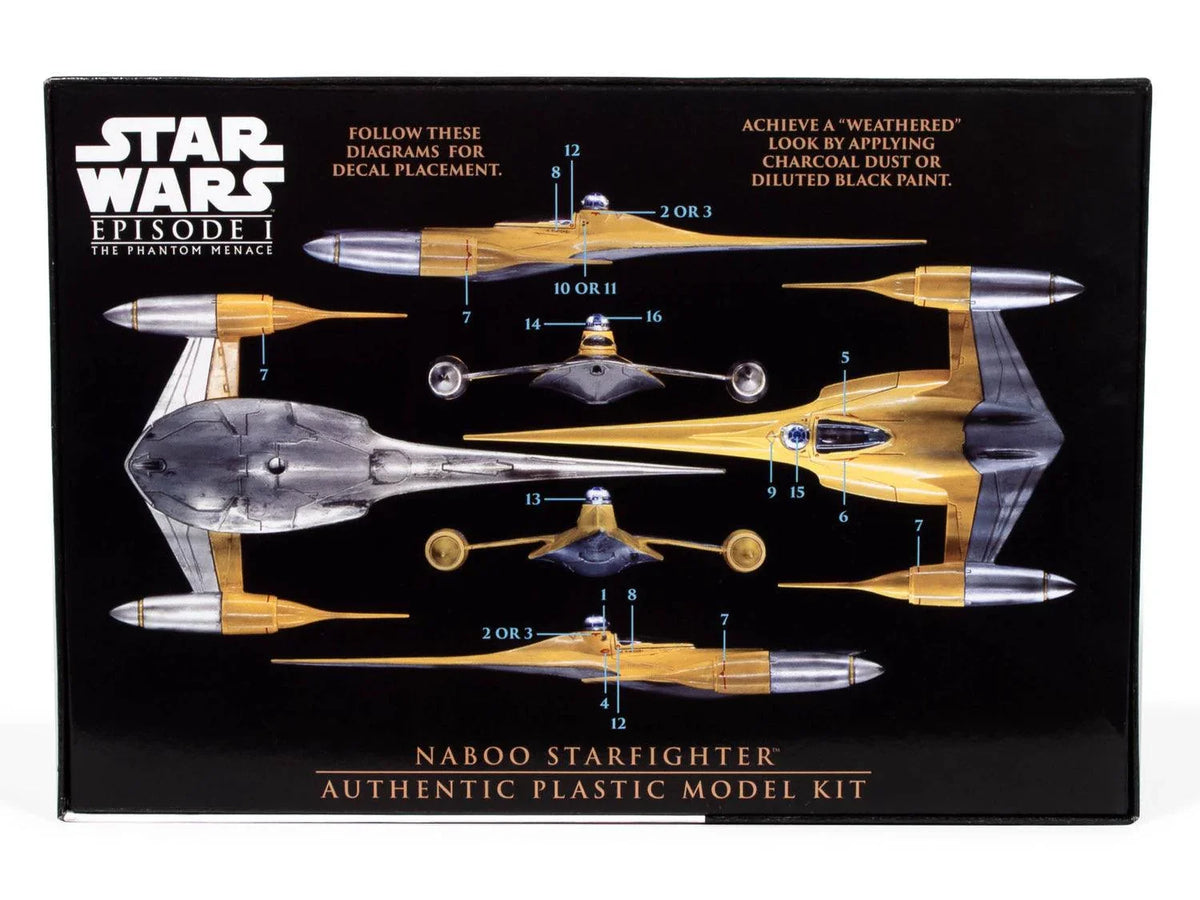 1/48 AMT Star Wars: The Phantom Menace N-1 Naboo Starfighter (SNAP) 13 ...