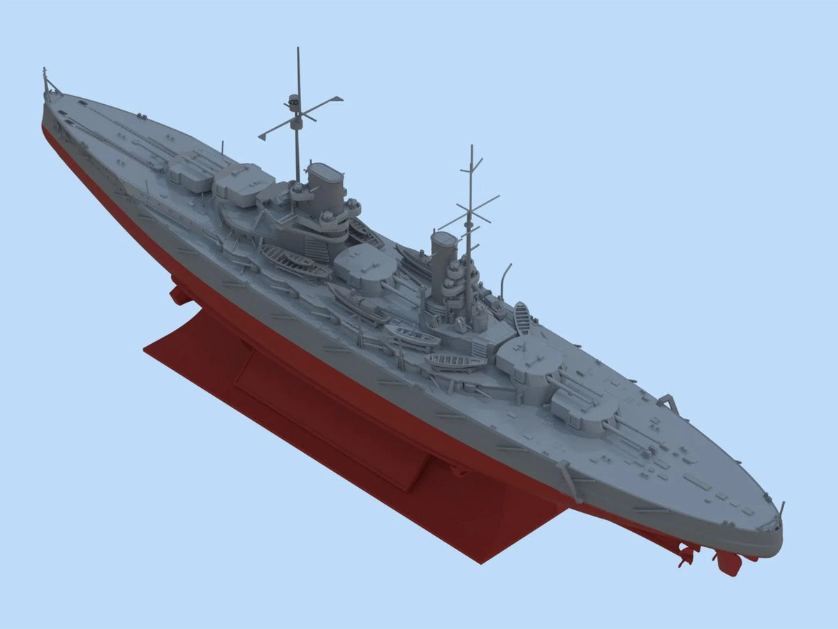 1/700 ICM “Groβer Kurfürst” - WWI German Battleship (Full Hull & Water ...