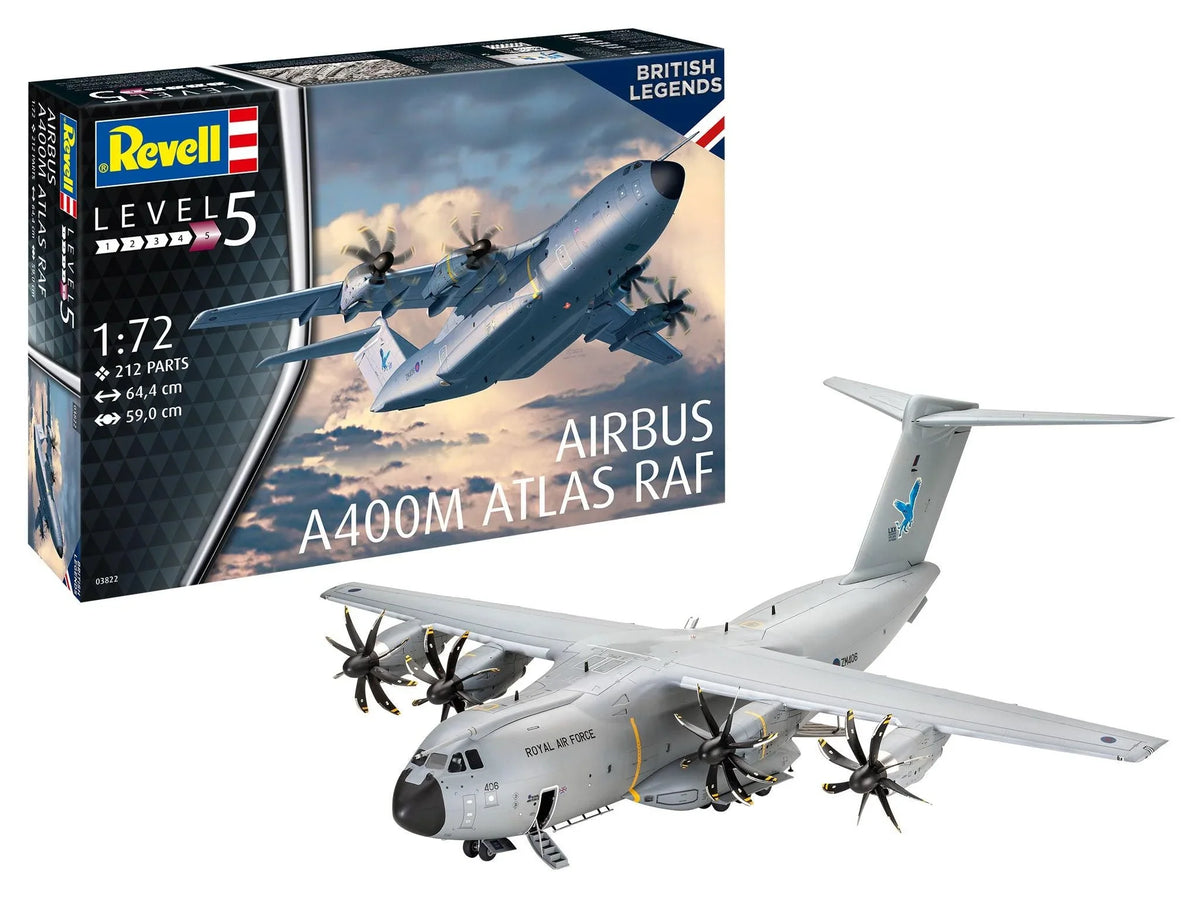 1/72 Revell Germany Airbus A400M Atlas RAF 3822| MPM Hobbies