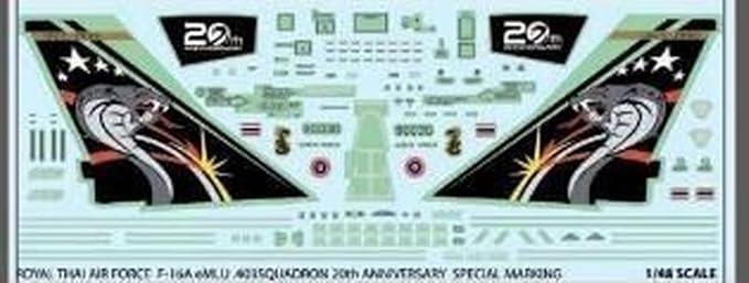 1/48 Kinetic F-16A Royal Thai AF 48161| MPM Hobbies