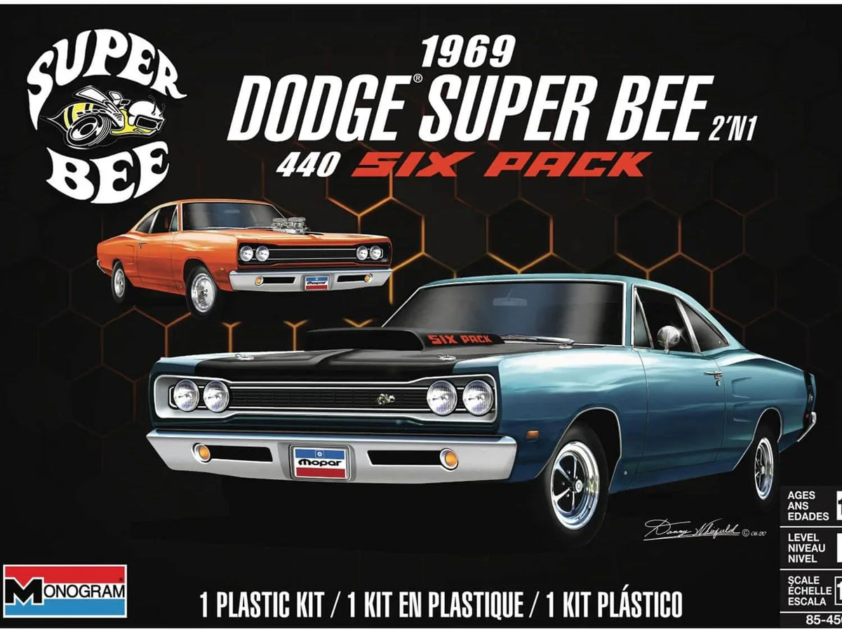 1/24 Revell-Monogram 1969 Dodge Super Bee 4505| MPM Hobbies