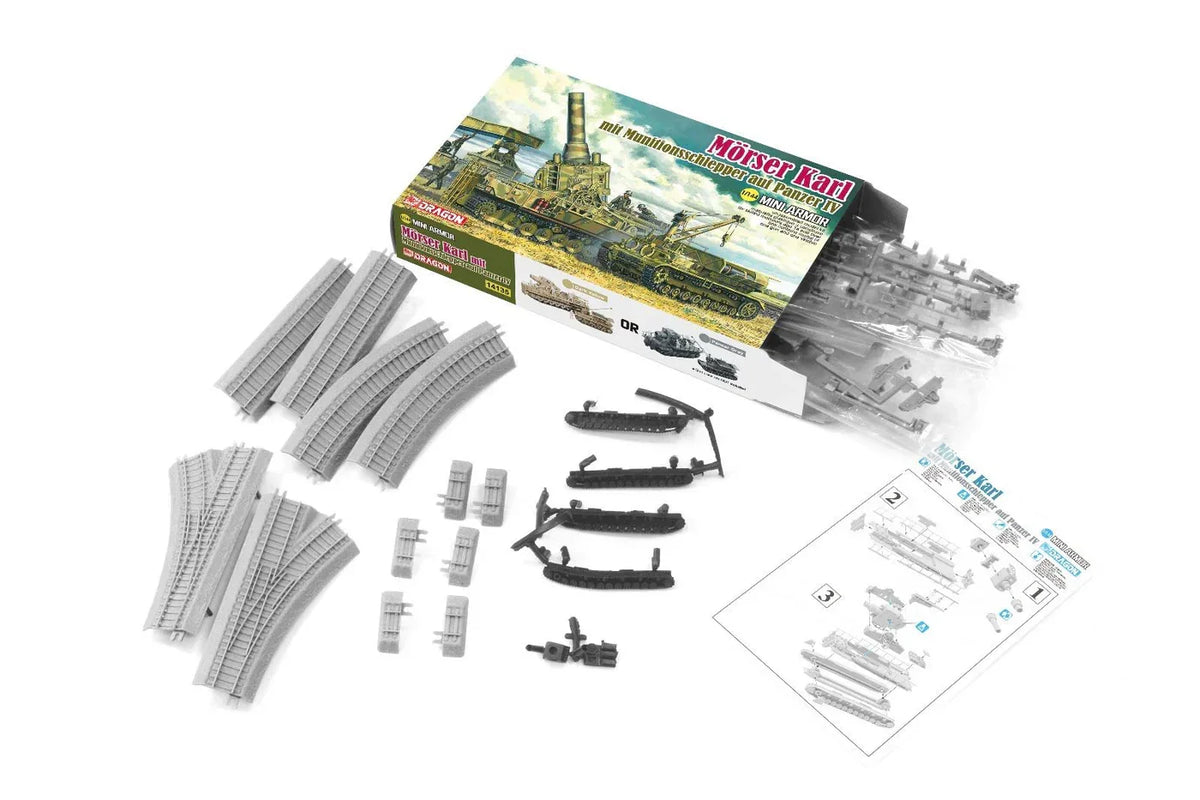 1/144 DML Morser Karl Mit Munitionsschlepper Auf Panzer IV 14135| MPM ...