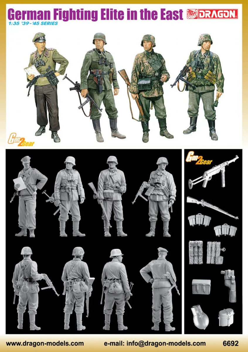 1/35 Dragon Models German Fighting Elite In The East - 6692| MPM Hobbies