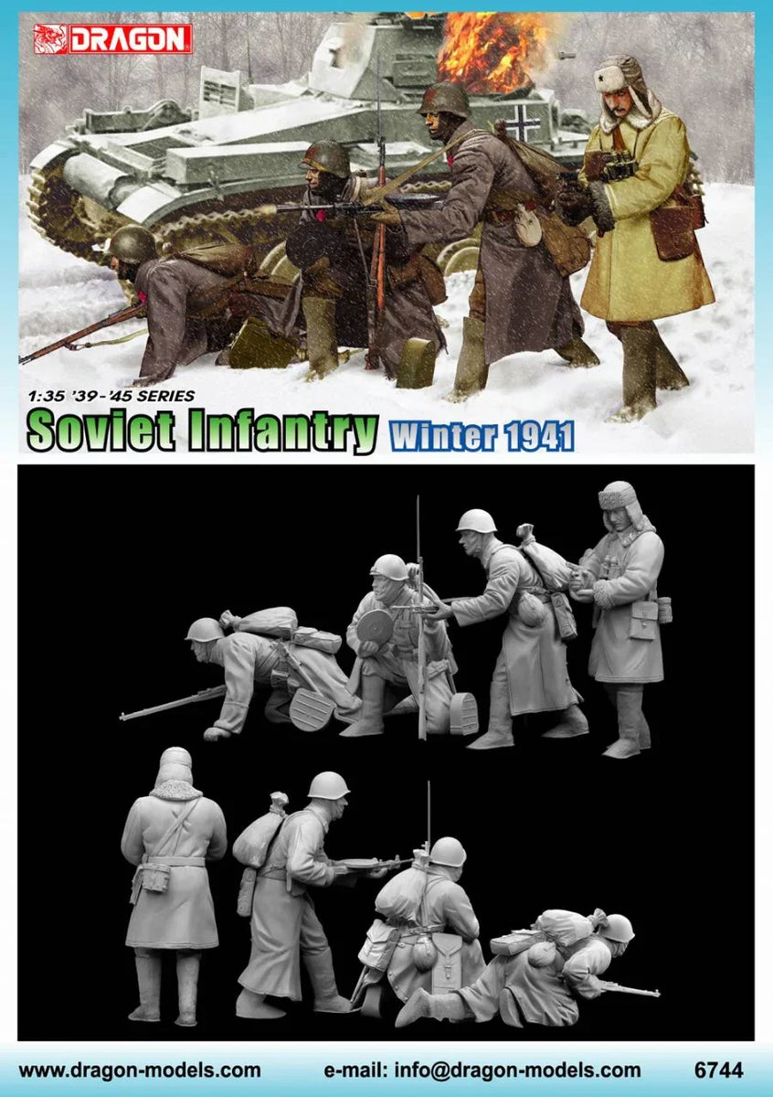 1/35 Dragon Models Soviet Infantry (Winter 1941) - 6744| MPM Hobbies