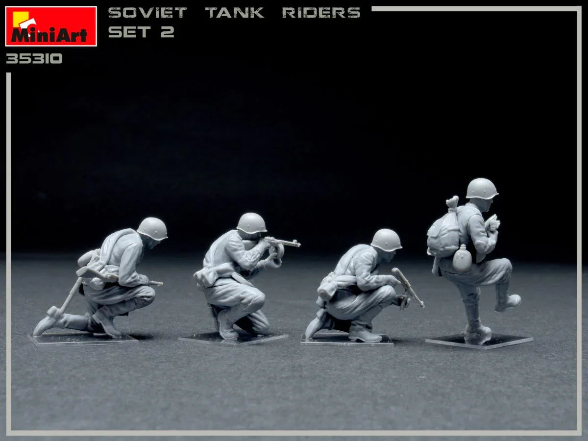 1/35 Mini Art - Soviet Infantry Tank Riders Set 2 - 35310| MPM Hobbies
