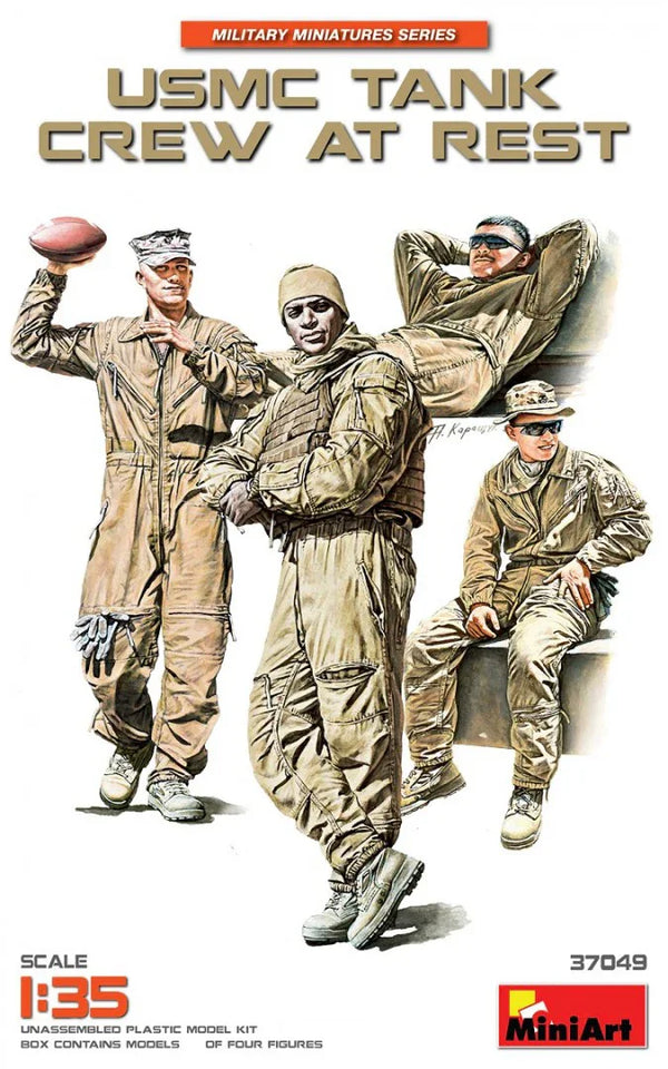 1/35 Mini Art - USMC Tank Crew At Rest - 37049| MPM Hobbies