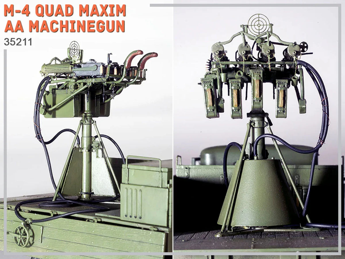 1/35 Mini Art - M-4 Quad Maxim AA Machine Gun - 35211| MPM Hobbies
