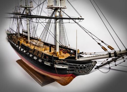 Model Shipways USS Constitution 1/76 Scale 48" Wooden Ship Model Kit ...
