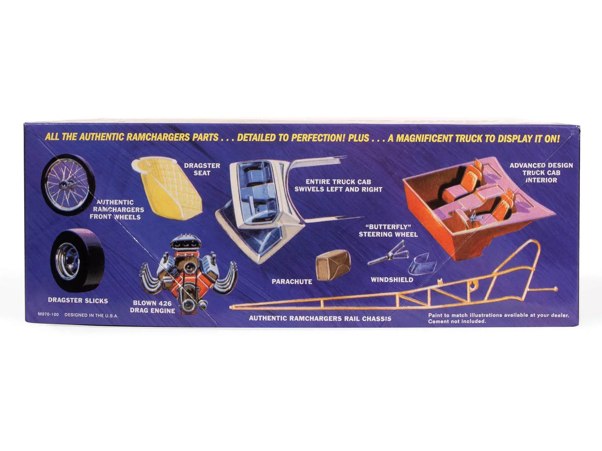 1/25 MPC Ramchargers Dragster & Transporter Truck 970| MPM Hobbies