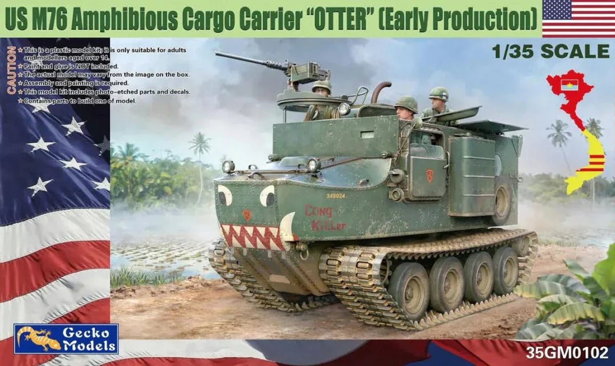 1/35 Gecko Models US M76 Amphibious Cargo Carrier OTTER (Early) 35GM01 ...