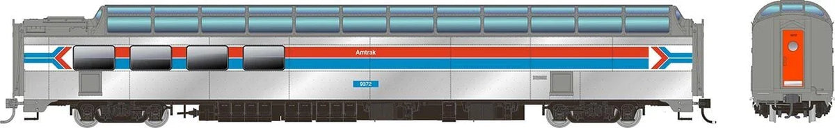 HO Rapido SP Dome-Lounge w/Flat Sides: Amtrak - Phase 1: #9371 175011 ...