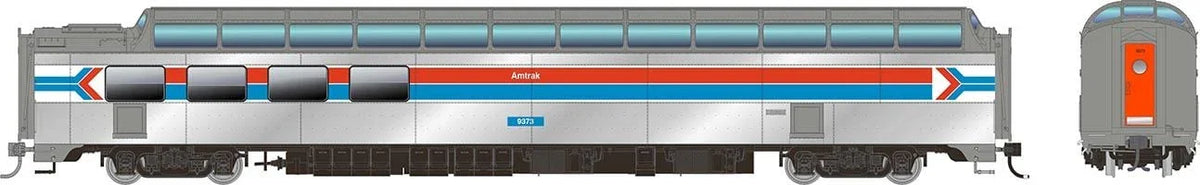 HO Rapido SP Dome-Lounge w/Flat Sides: Amtrak - Phase 1: #9373 175013 ...