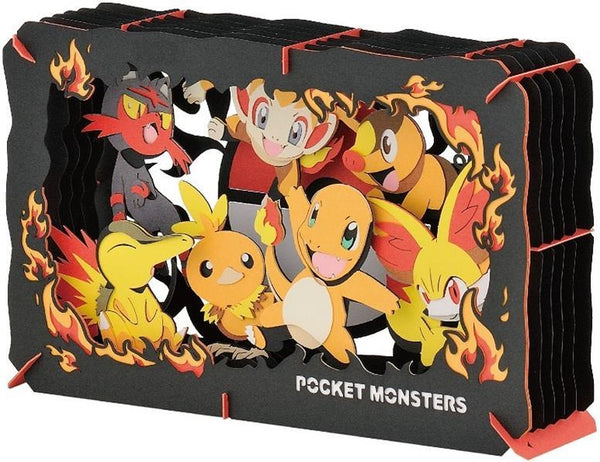Ensky Pokemon Fire Paper Theater Kit - 3D Diorama Display 51763| MPM ...