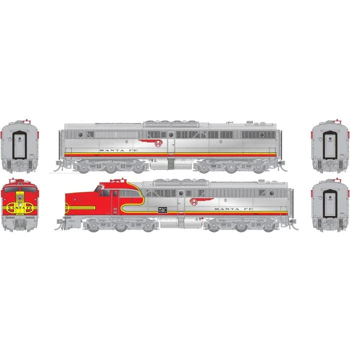 Rapido HO Scale ALCo PA-1 PB-1 AT&SF Repowered 51A 51C DCC Sound| MPM ...