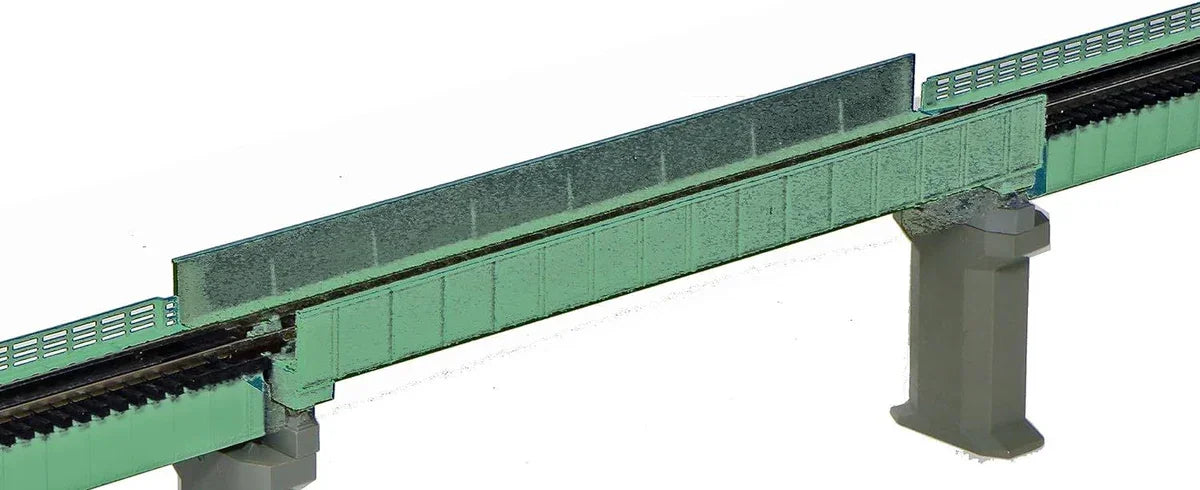 N Kato Single Track Plate Girder Bridge (Light Green) 20449| MPM Hobbies