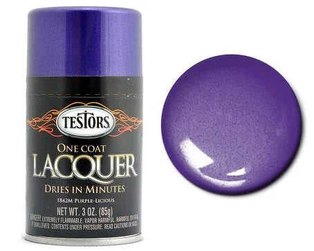 Testors Lacquer Paint 3oz. Purple-Licious 1842| MPM Hobbies
