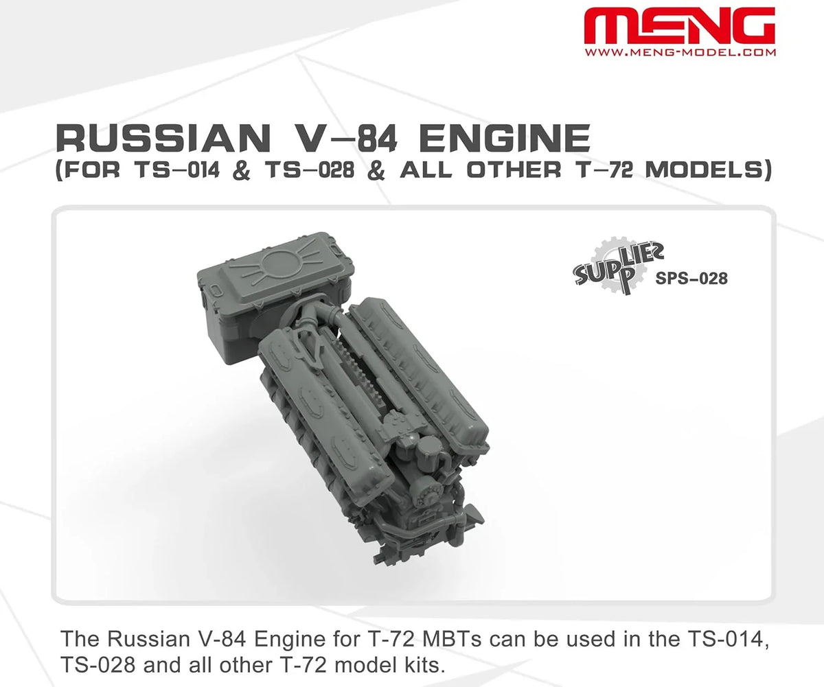 1/35 Meng Russian V-84 Tank Engine SPS028| MPM Hobbies
