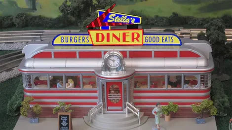 N/HO Miller Engineering Small Stella's Diner Sign 44-6452| MPM Hobbies