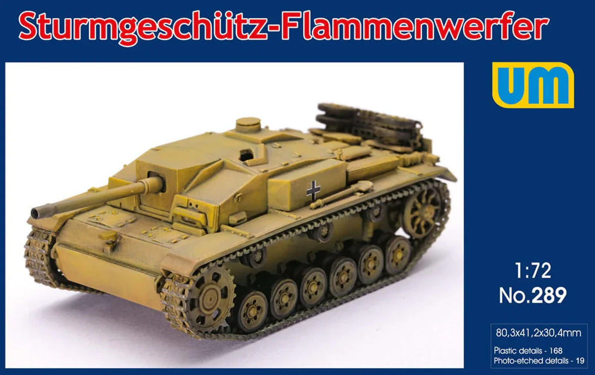 1/72 Uni Model Sturmgeschutz Flammenwerfer 289| MPM Hobbies