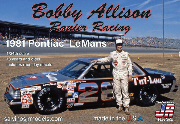 1/24 Salvino Rainier Racing 1981 Pontiac Lemans “Tuflon” Driven by Bob ...