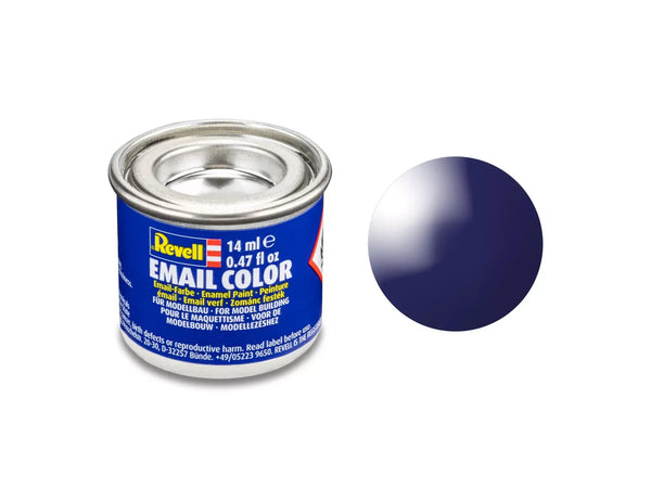 Revell Email Color Enamel Paint 14ml - Gloss "Night Blue" (RAL 5022) 3 ...