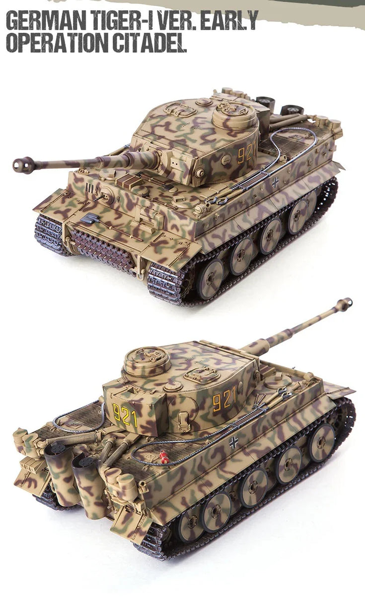 1/35 Academy German Tiger-I Ver. Early "Operation Citadel" 13509| MPM ...