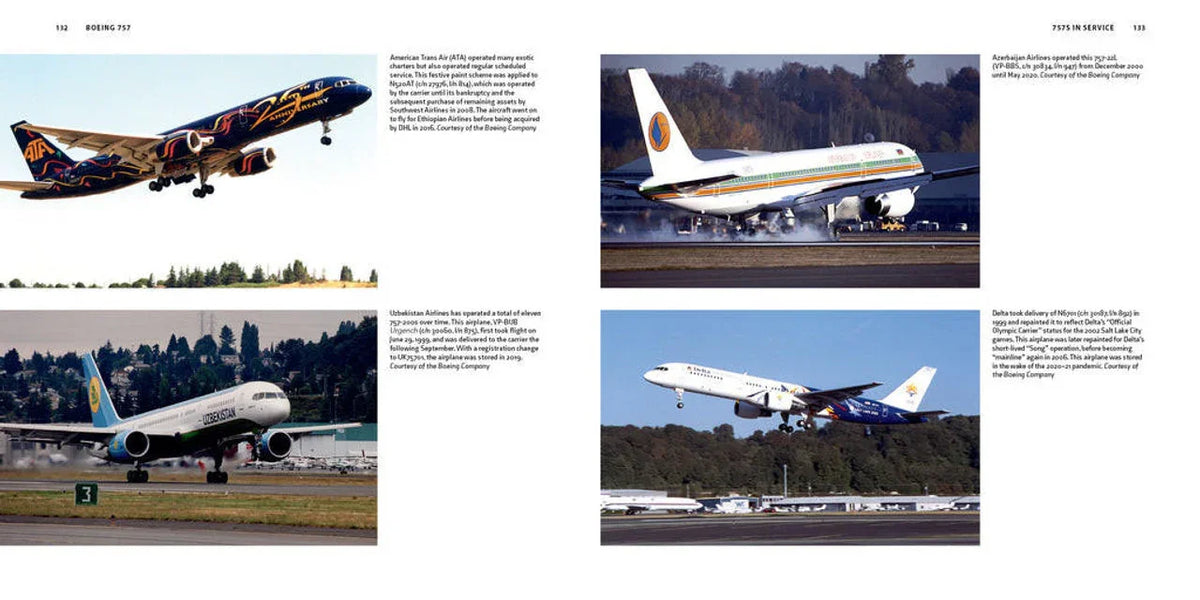 Schiffer Publishing Legends of Flight Boeing 757 Hardcover Book 363467 ...