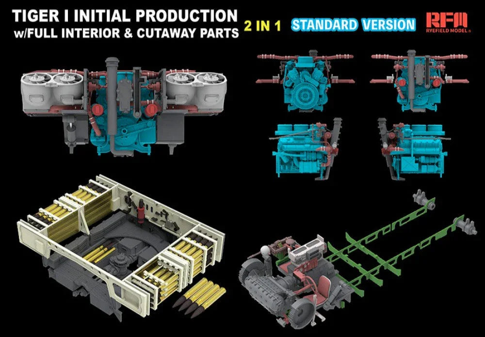 1/35 Tiger 1 late Production Battle of Villers-Bocage 5101| MPM Hobbies