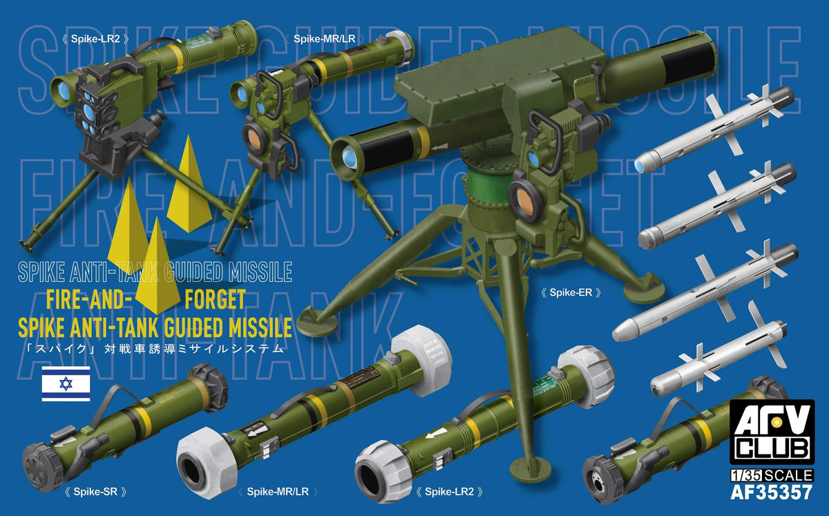 1/35 AFV Fire-and-Forget Spike Anti-Tank Guided Missile AF35357| MPM ...