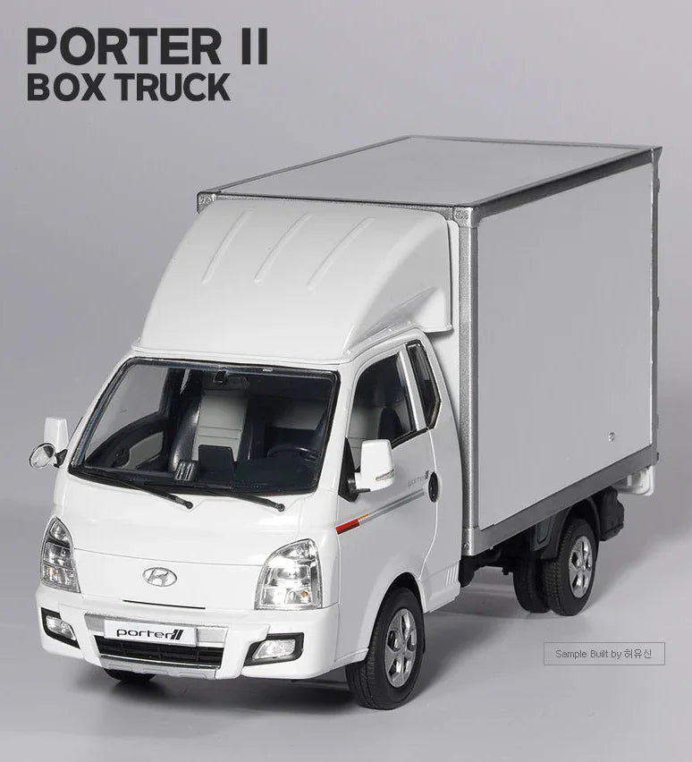 1/24 Academy Hyundai Porter II Korean Box Truck Commercial Vehicle ...