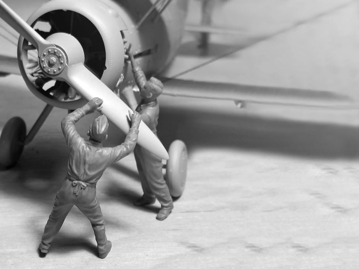 1/32 ICM WWII British Ground Personnel (1939-1945) 32107| MPM Hobbies
