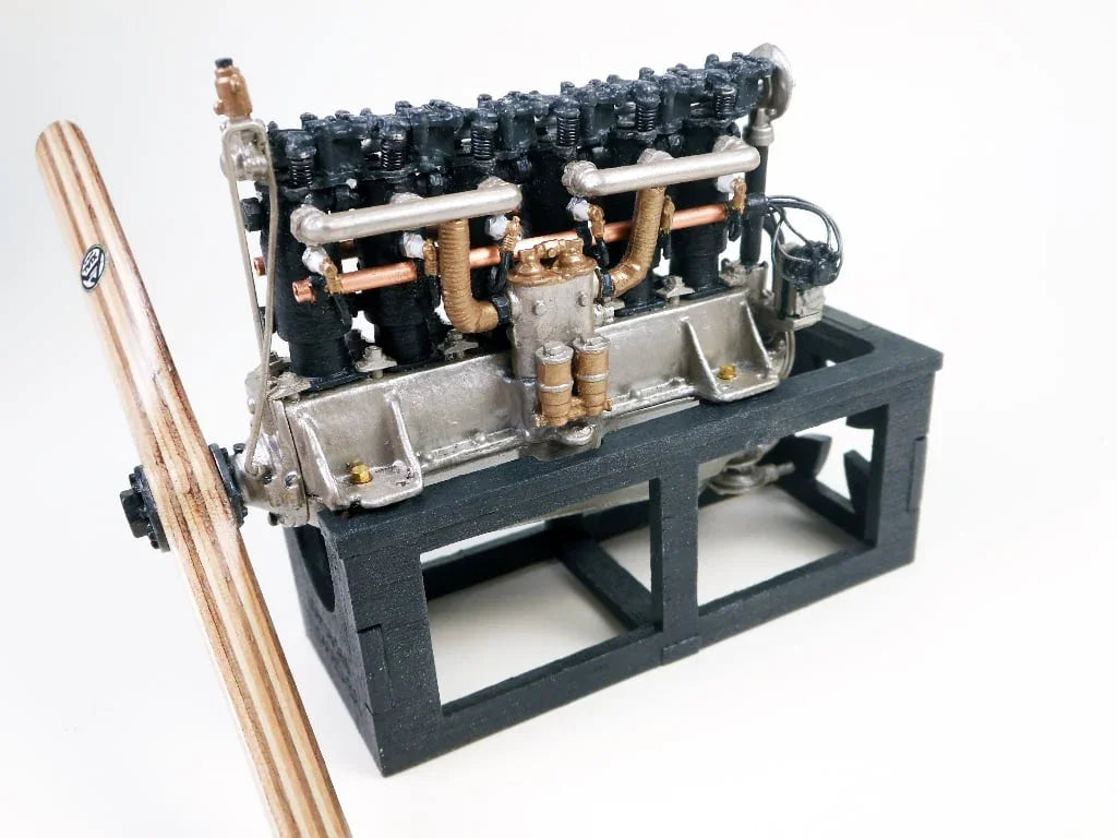 1/16 Model Shipways Mercedes Engine F-1466-3A 1000| MPM Hobbies