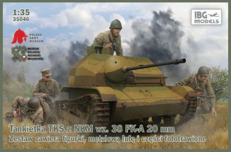 1/35 IBM Model TKS Polish Tankette with 20mm FK-A NKM 35046| MPM Hobbies